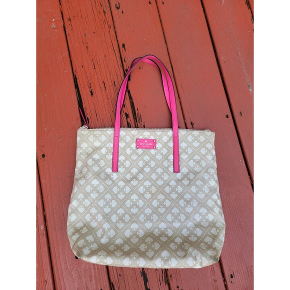 kate spade | Bags | Kate Spade Ny Pammy Tote Bag Pink Gold | Poshmark
